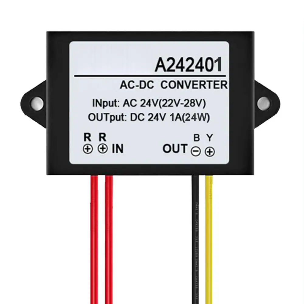 AC 24V to DC 24V 1/2/3A ACtoDC Converter Mini Waterproof Power Supply ...
