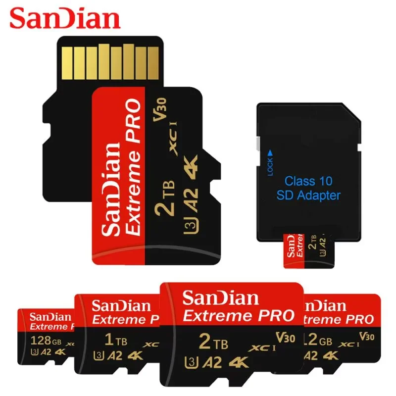 Tarjeta-Micro-TF-SD-U3-A2-V30-Clase-10-128GB-64GB-256GB-512GB-tarjeta ...