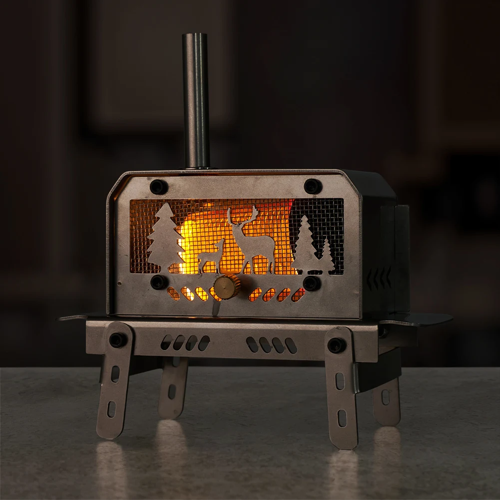 Outdoor-Firewood-Stove-with-Chimney-Charcoal-Stove-Stainless-Steel ...