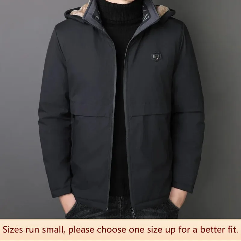 Thickened-Fleece-Lined-Cotton-Coat-Middle-aged-Young-Men-Autumn-Winter ...