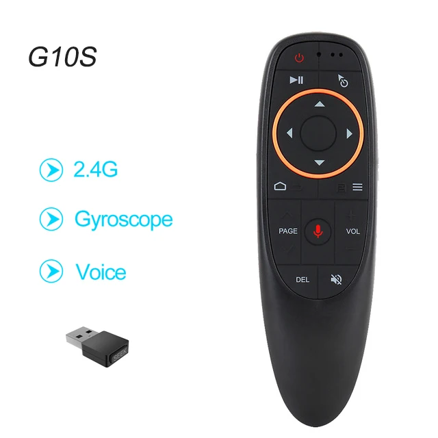 G10 G10S Voice Remote Control 2.4G Wireless Air Mouse Gyroscope IR ...