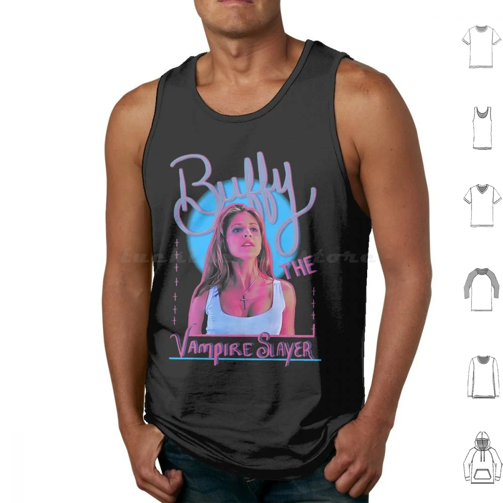 Vintage-90s-Buffy-The-Vampire-Tank-Tops-Vest-Sleeveless-Buffy-The ...