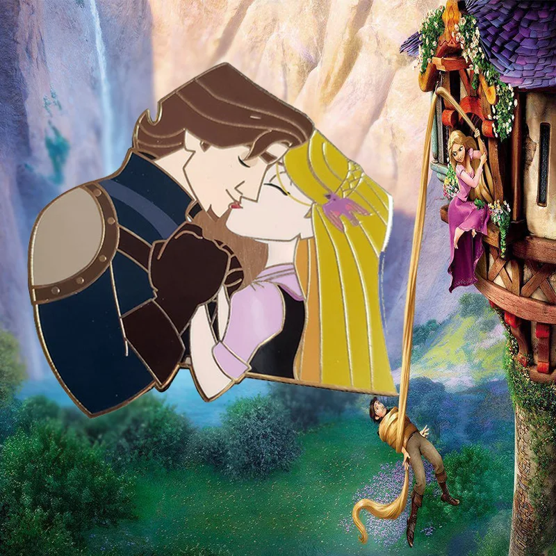 Rapunzel And Eugene Wedding Kiss