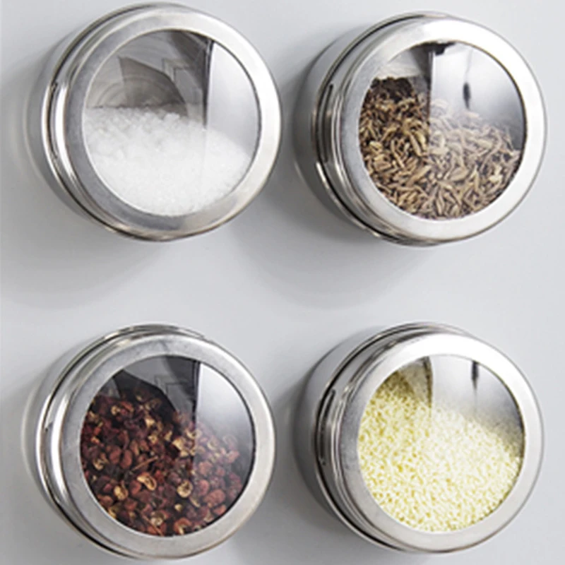 70ml Magnetic Spice Jar Sealed barbecue storage box powder box ...