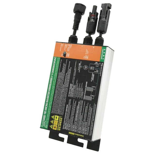 Tetőtéri Napenergia -Rendszer Dugó És Lejátszás Gmi700W Mikro -Inverter ...