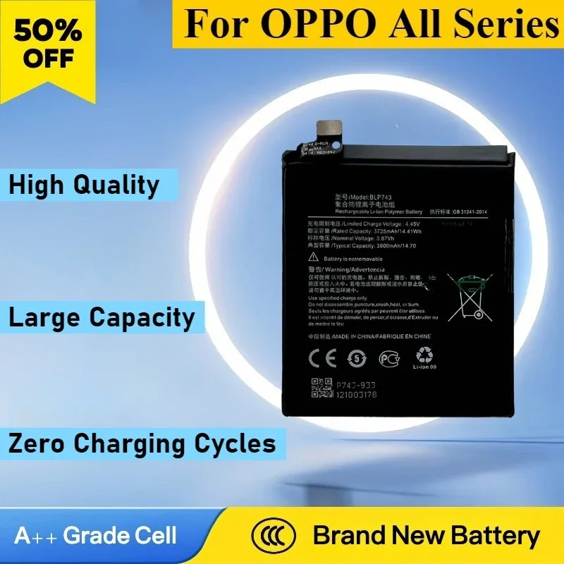 New Battery For Oneplus 6T 7T 8T 9R 9RT 10R 9 Pro 7 8 10 6 5 5T ...