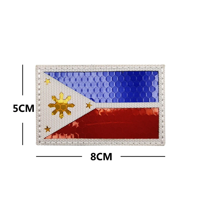 Filipino American Flag Patch