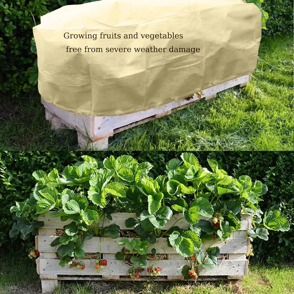 Frost Protection for Planter Box Premium Rectangular Planter Box Cover ...