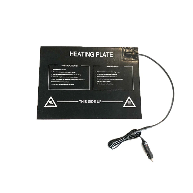 2021 New Silicone Heated Pad 300x400x6.5mm 100w 12v For Pizza Hot Food ...