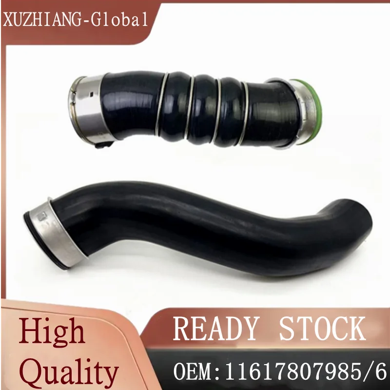 Brand New Turbo Charge Coolant Air Intake Hose L/R Side 11617807985 ...