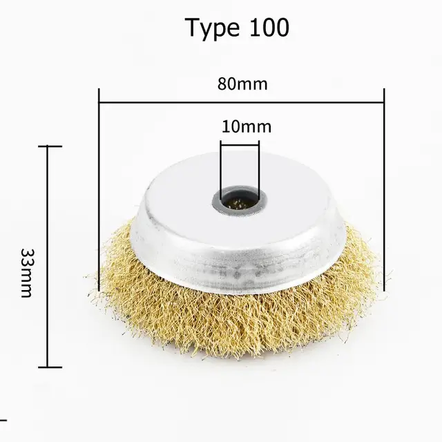 Angle Grinder Steel Wire Brush Grinding Derusting Polishing Cleaning ...