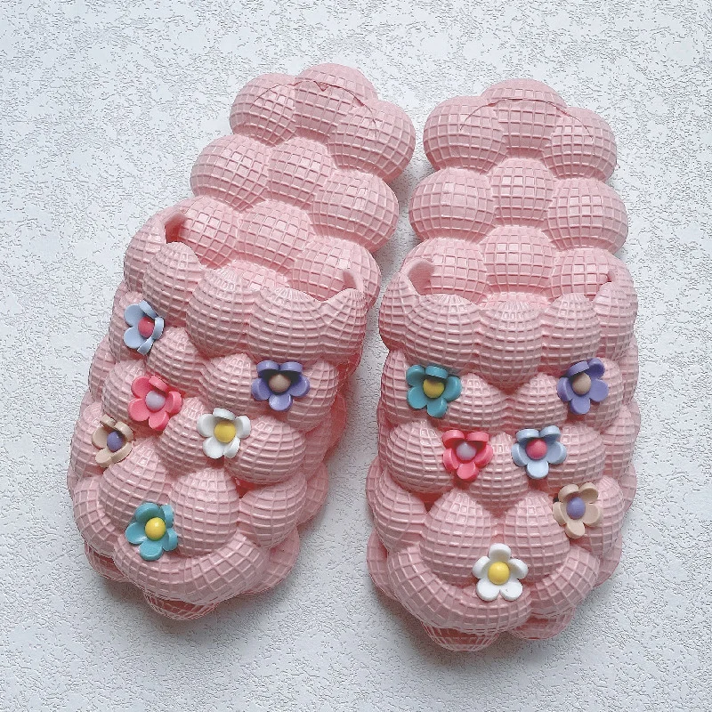 Bubble-Slides-With-Charms-Beach-Men-Women-Bubble-Sandals-2022-Summer ...