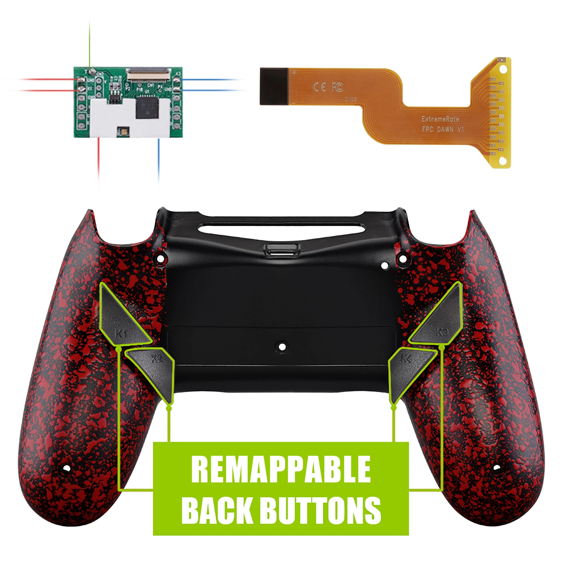 EXtremeRate-Remap-Kit-para-PS4-Slim-Pro-Controller-Remap-com-Custom ...