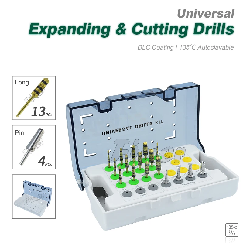 17-pcs-Dental-Osseodensification-Bur-Implant-Prothetic-Key-Kit-Surgical ...