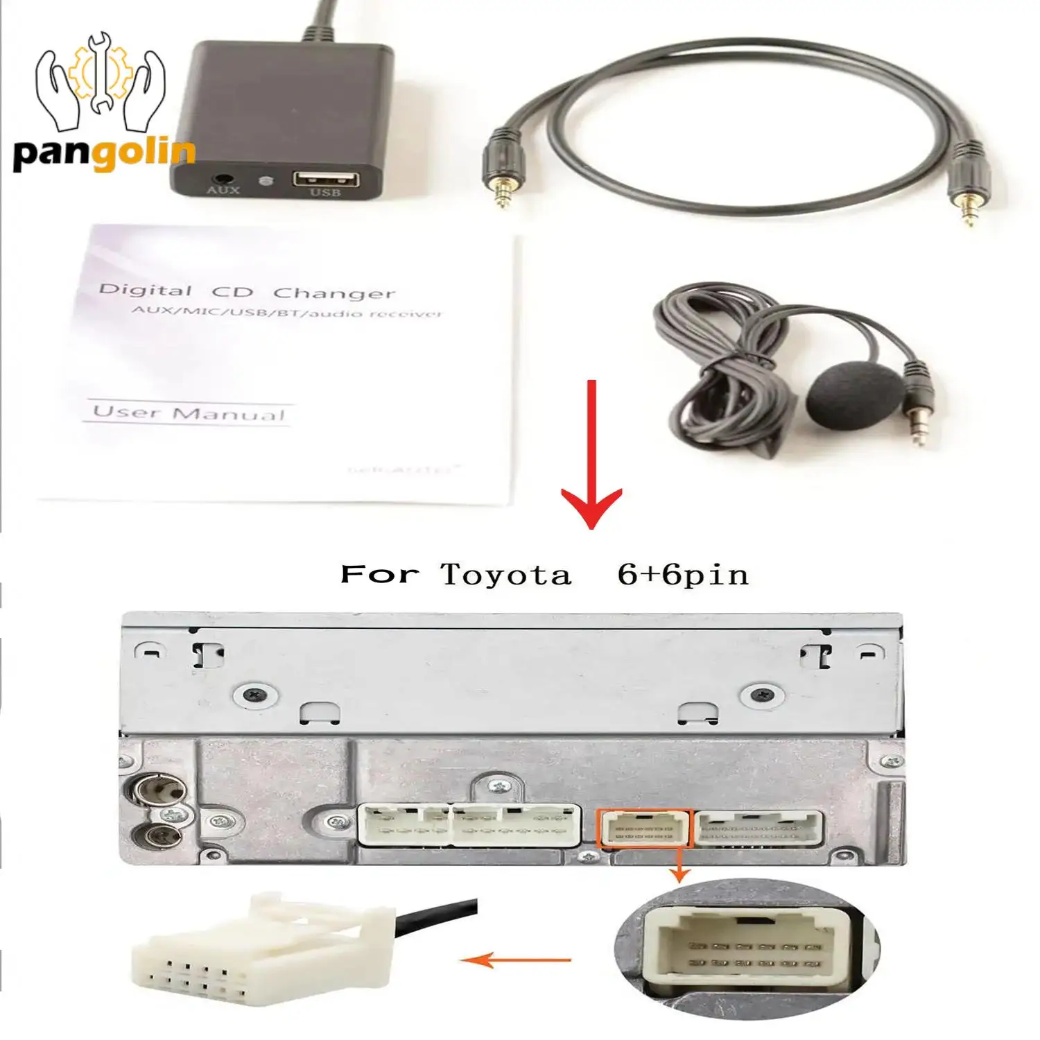 1set-Bluetooth-Music-Hands-Free-Car-AUX-Adapter-Cable-For-2003-2011 ...