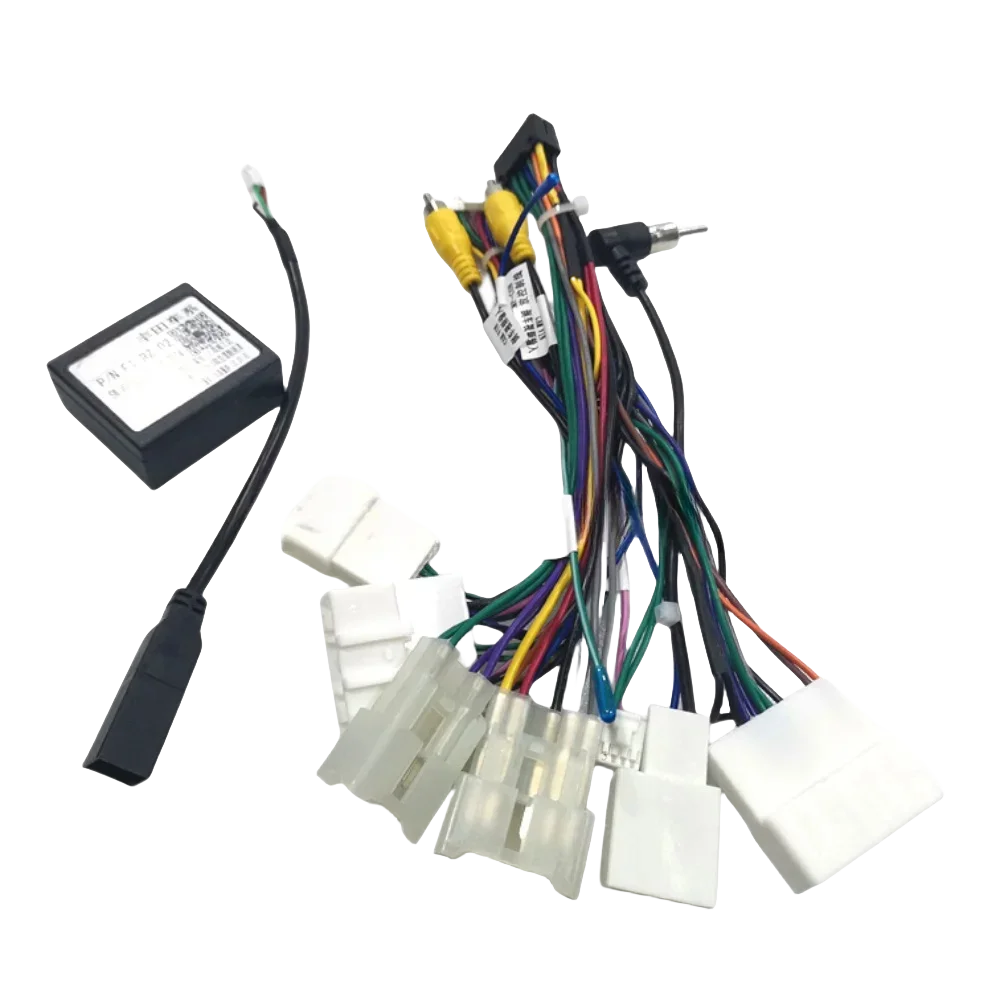 Car Audio Android 16 Pin Wiring Cable Adapter With Canbus FT-RZ-02 For ...
