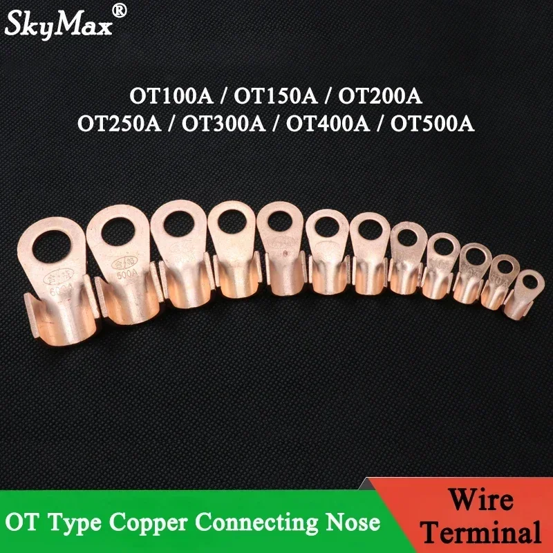 OT-Type-100A-150A-200A-250A-300A-400A-500A-Wire-Terminal-Red-Copper ...