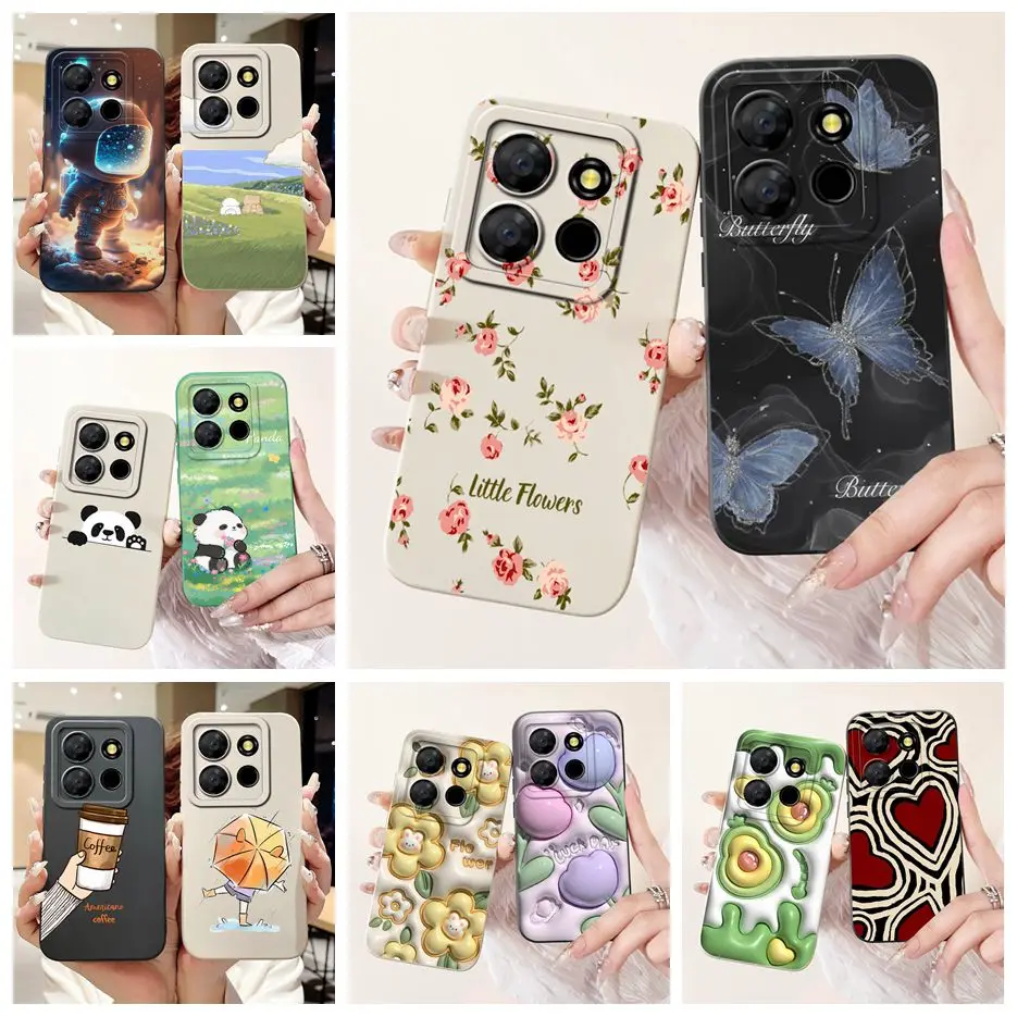 For-Itel-A60-A60s-Case-A662LM-Luxury-Candy-Painted-Cover-Soft-Silicone ...