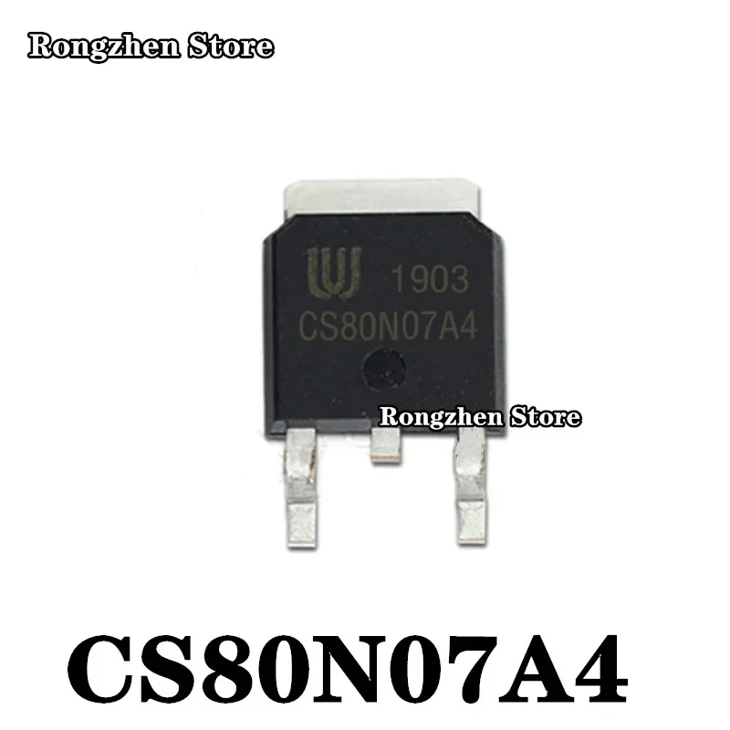 New Original CS80N07A4 TO-252 N-Channel 80A 70V MOS Field Effect Tube 6 ...