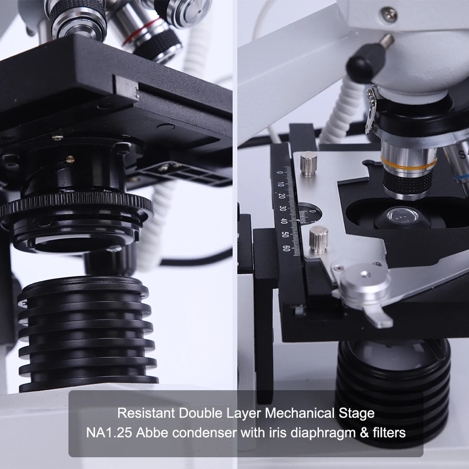 Zwo Seestar S50 Vabiooth Lab Compound Binocular Microscope 40X-2500X ...