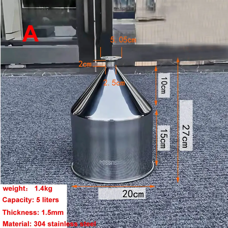 Funnel-Stainless-Steel-304-Thickening-Filling-Machine-Food-Machinery ...