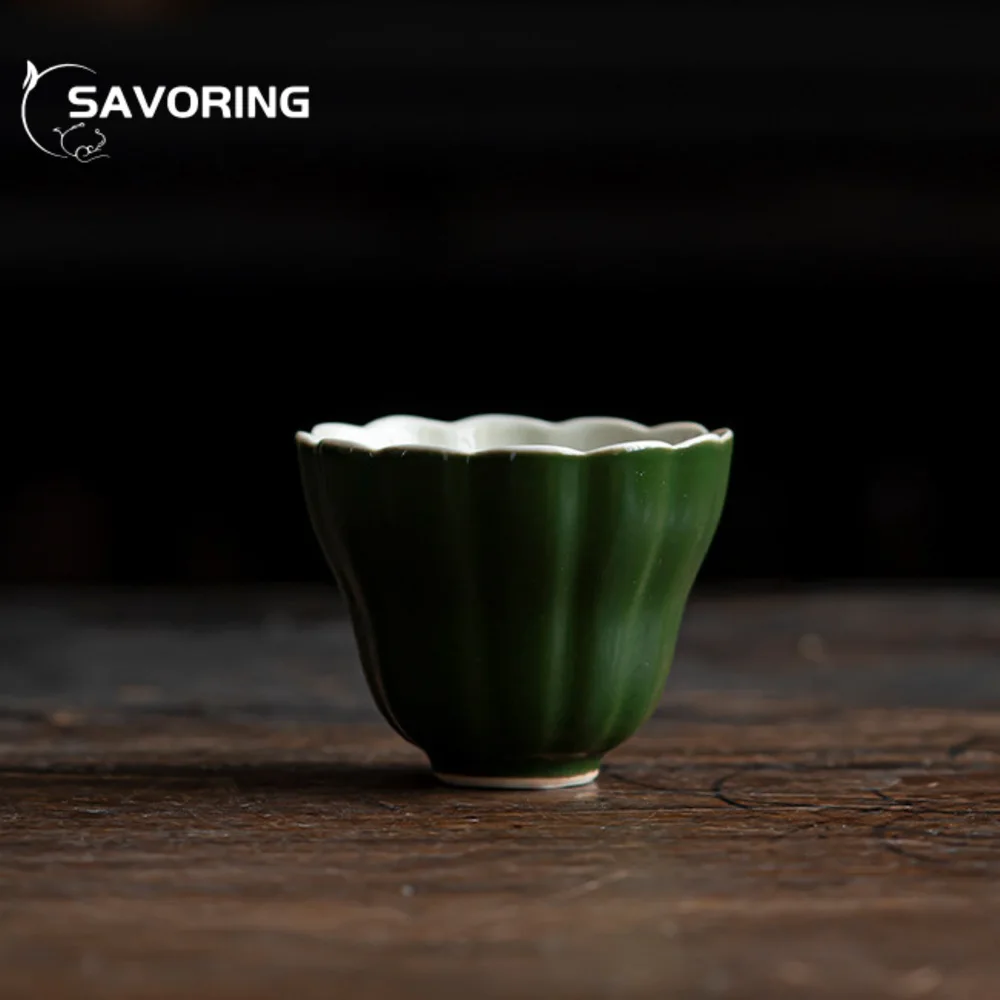 Boutique-Emerald-Green-Ceramic-Teacup-Luxury-Sample-Tea-Cup-Cute-Cup ...