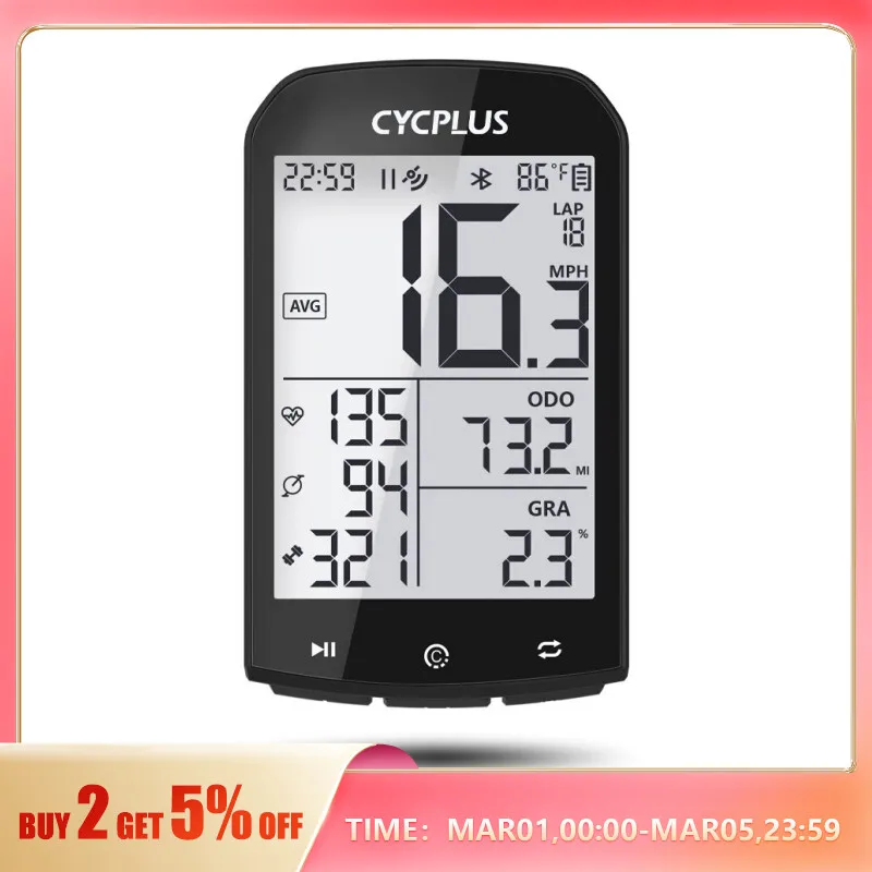 CYCPLUS M1 GPS Bicycle Computer for 14.77 USD without coupon (Best price in history: 17 USD) : r ...