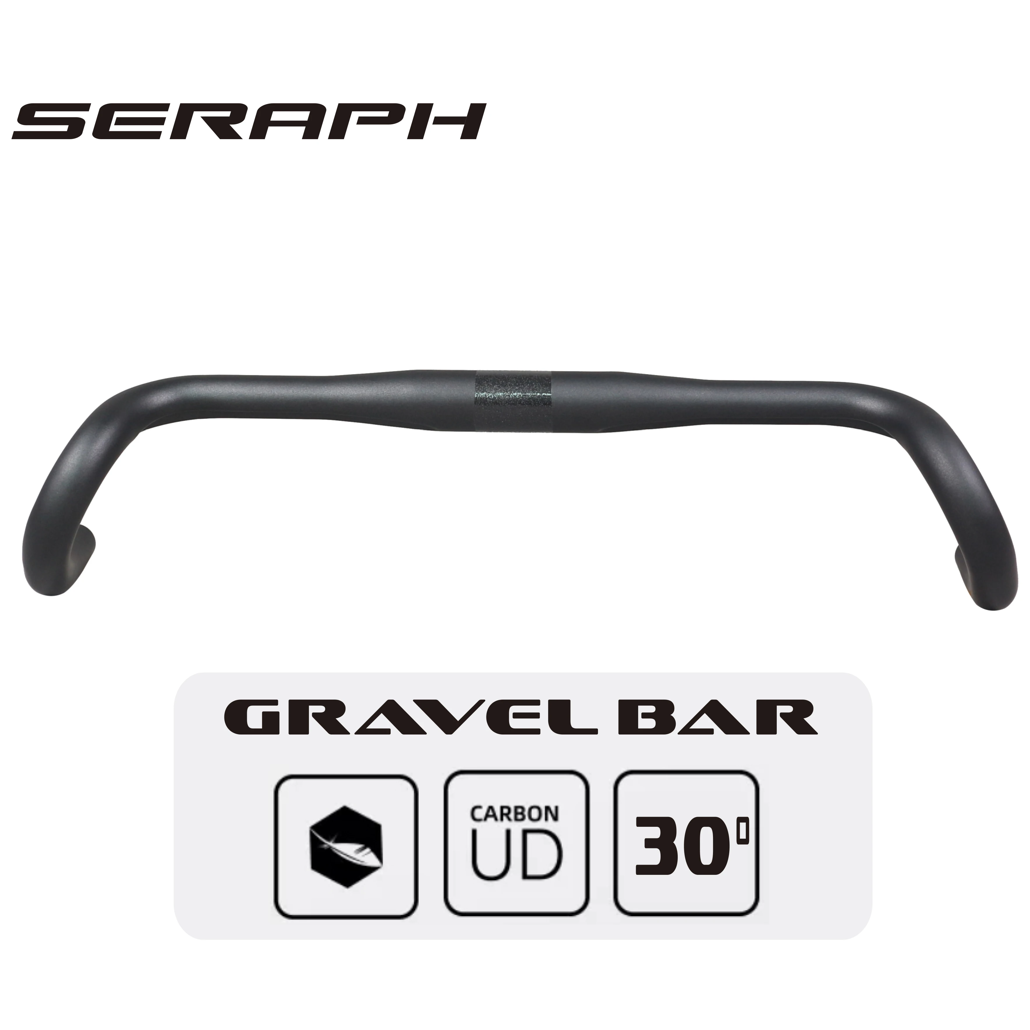Carbon Gravel Handlebar 30° Flare Bar Cycle Cross Road Bike Handlebars ...