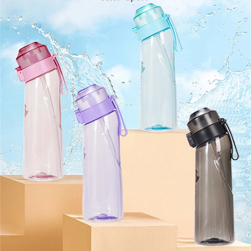 Air Flavored Water Bottle with Straw – Happier Health Shop