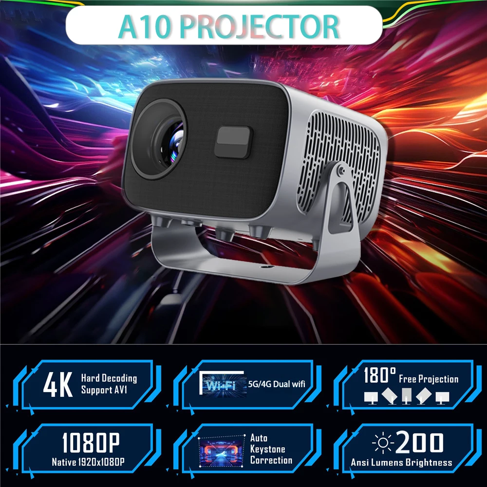 A10-projector-Android-11-3D-convenient-4k-dual-WIFI-BT5-0-smart-TV ...