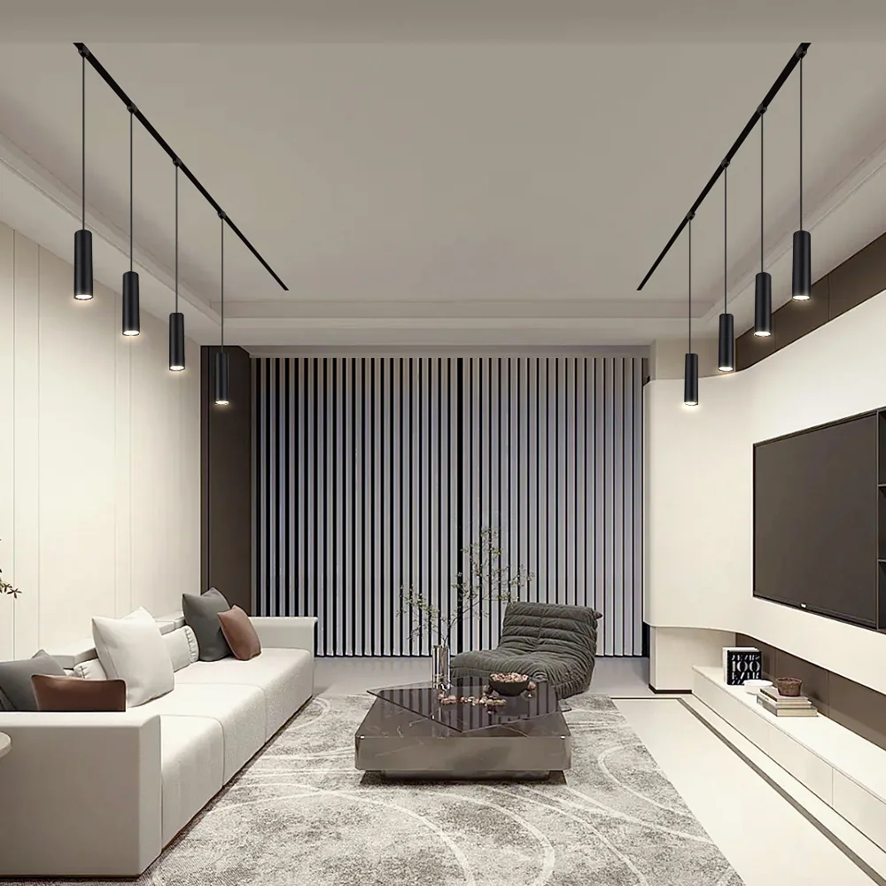 LED Track Pendant Light Hanging Decoration Ceiling Lighting Fixture ...