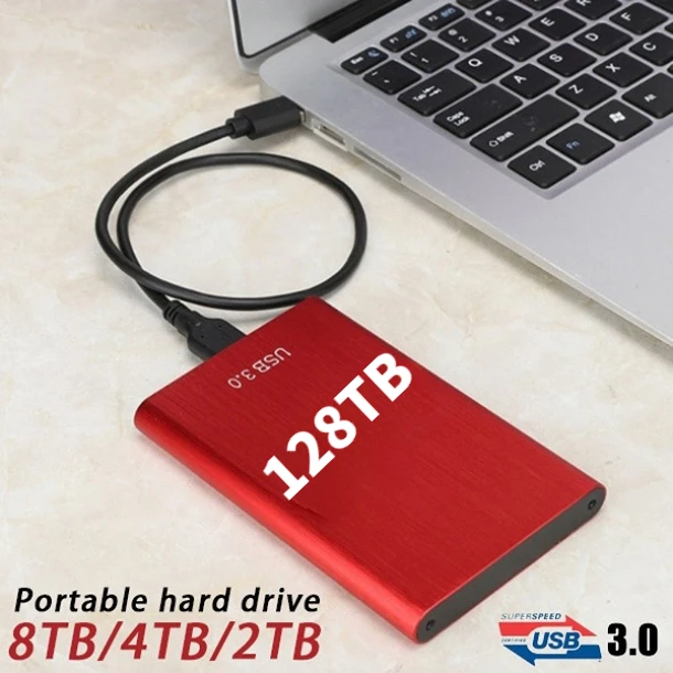 Disco Rígido Externo Portátil de Alta Velocidade, HDD, SSD, USB 3.0 ...