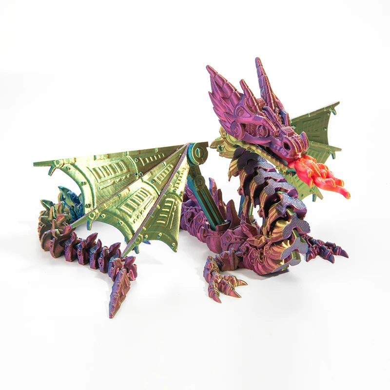 3D-Printed-Dragon-Mech-Spitfire-Dragon-Flying-Dragon-Articulated-Winged ...