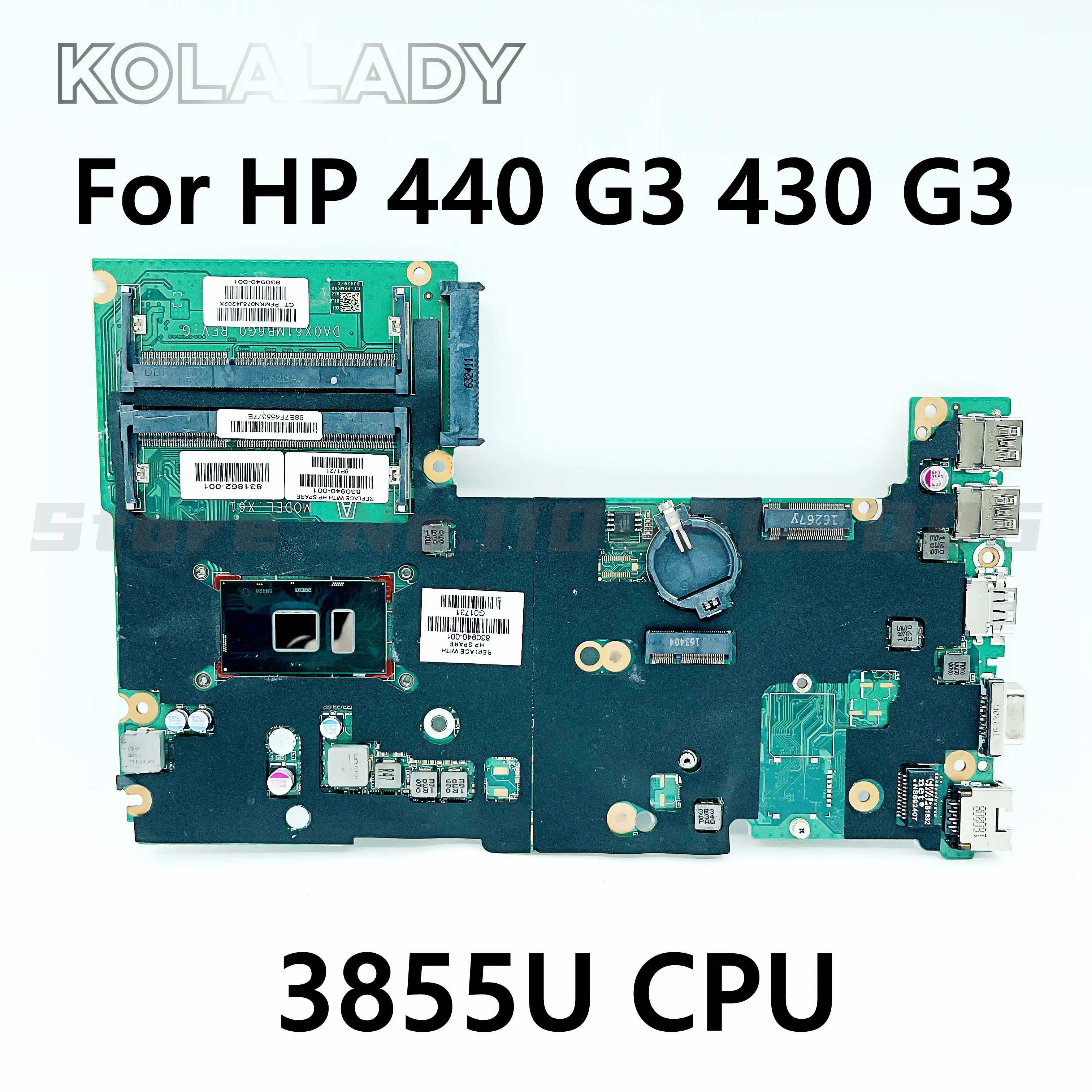Laptop motherboard For HP 440 G3 430 G3 830934-001 830934-501 830934 ...