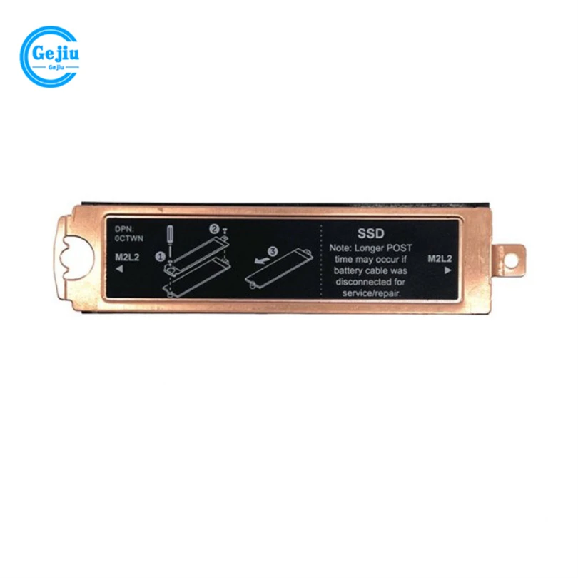 New Original Laptop M.2 2280 SSD Heatsink Plate For DELL Precision 3561 3571 M3561 Latitude 5521 ...