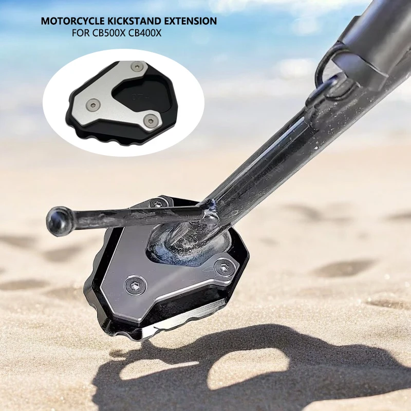 CB500X CB400X Side Stand Pad Plate Kickstand Enlarger Support Extension ...