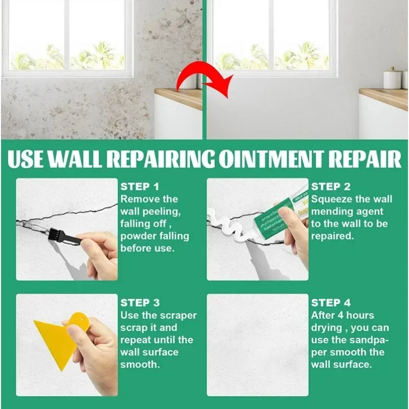 Household-Wall-Repair-Crack-Nail-Hole-Repair-Putty-Wall-Repair ...