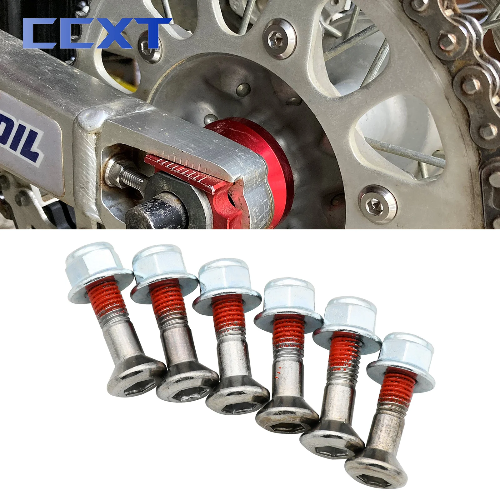Motorcycle-Universal-M8-Sprocket-Bolts-Nuts-Set-Chain-Plate-Screws-For ...