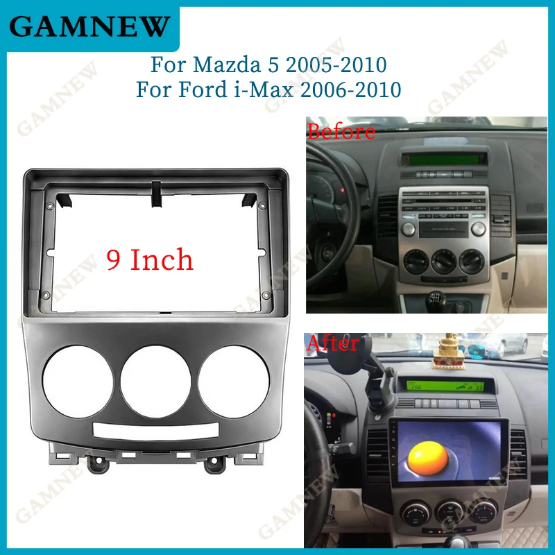 9-Inch-Car-Frame-Fascia-Adapter-Canbus-Box-For-Mazda-5-Mazda5-Premacy ...