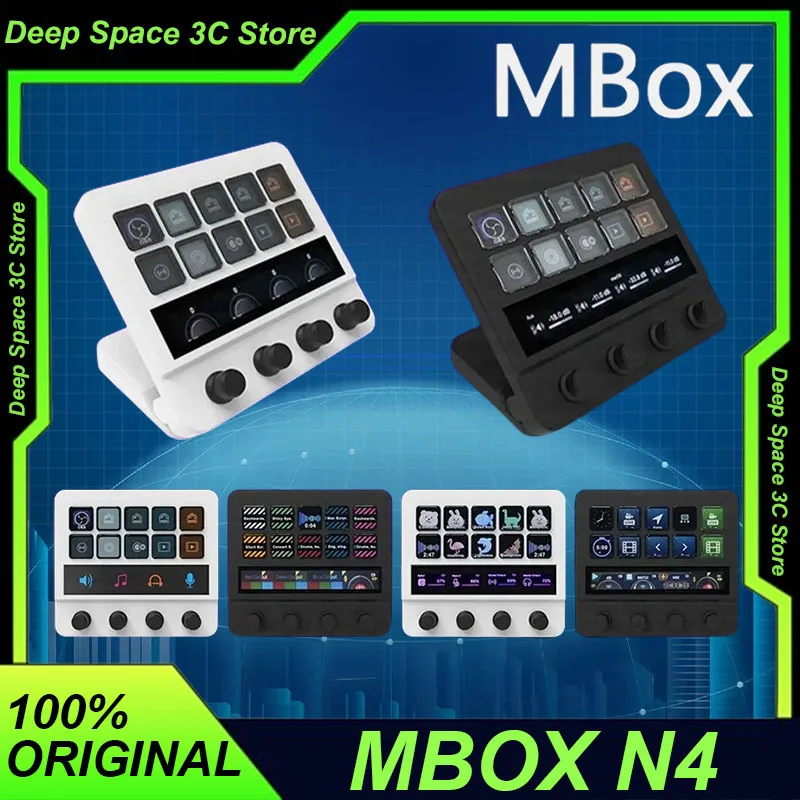 Mbox-N4-controlador-Desktop-teclado-macro-visual-revolu-o-Streaming-Console-Hub-Quad-Dial ...