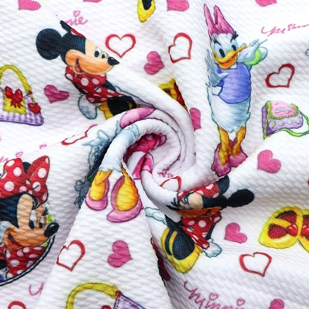 Disney-Mickey-Minnie-Cartoon-Bullet-Knit-Textured-Liverpool-Stretch ...