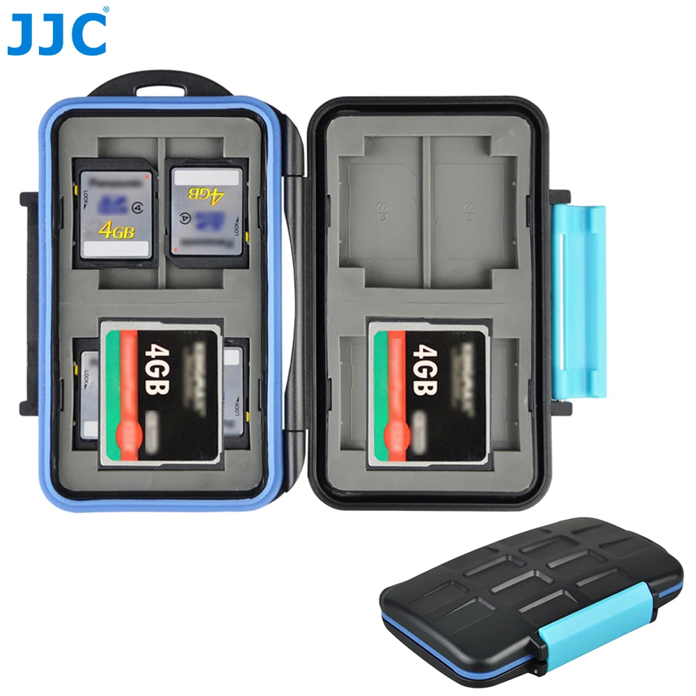 JJC-Waterproof-CF-SD-Card-Case-Holder-Storage-Box-DSLR-Camera-Memory ...