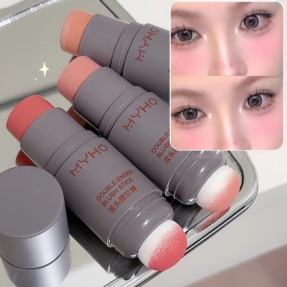 Cherry-Pink-Cheek-Blush-Balm-Double-ended-Facial-Nourishing-Blush-Cream ...