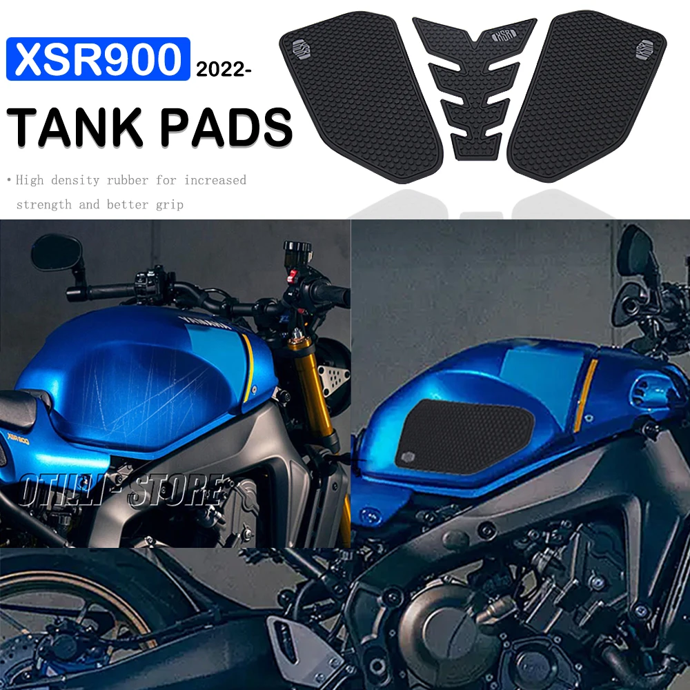 New-Texture-Tank-Pads-XSR900-Protector-Stickers-Decal-Knee-Side-Fuel ...
