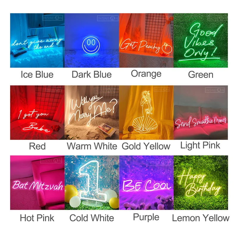 Neon Fények Jele Szívverés Tükör Világítás Esküvői Dekoráció ...