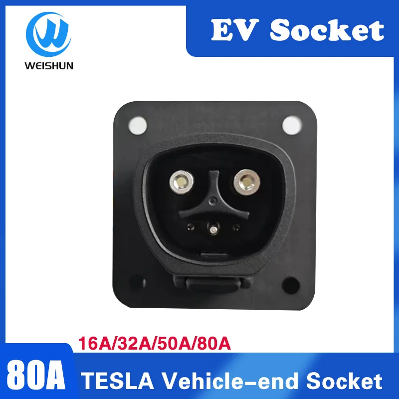 NACS-EV-Socket-Tesla-Model-3-X-Y-Connector-Plug-EV-On-Board-Charger-AC ...