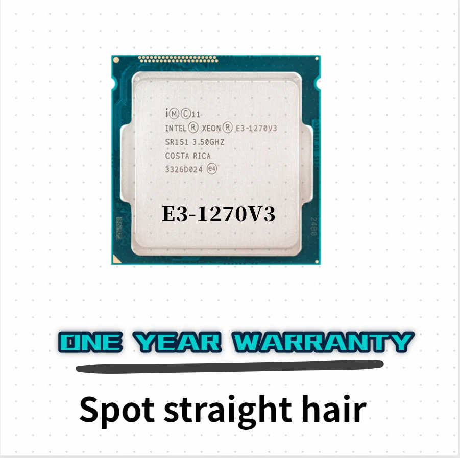 인텔 제온 E3 1270 v3 E3 1270 v3 E3 1270v3 쿼드 코어 8 스레드 CPU 프로세서, L2 = 1M L3 ...
