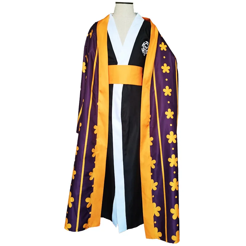 Trafalgar D Water Law Cosplay Costume Kimono Robe Full Suit | One piece ...