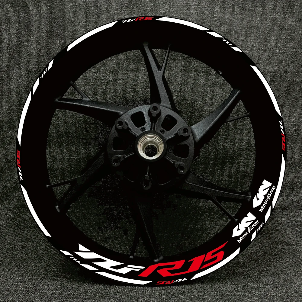 New-For-Yamaha-YZF-R15-Motorcycle-Logo-17-Inch-Inner-And-Outer-Wheel ...