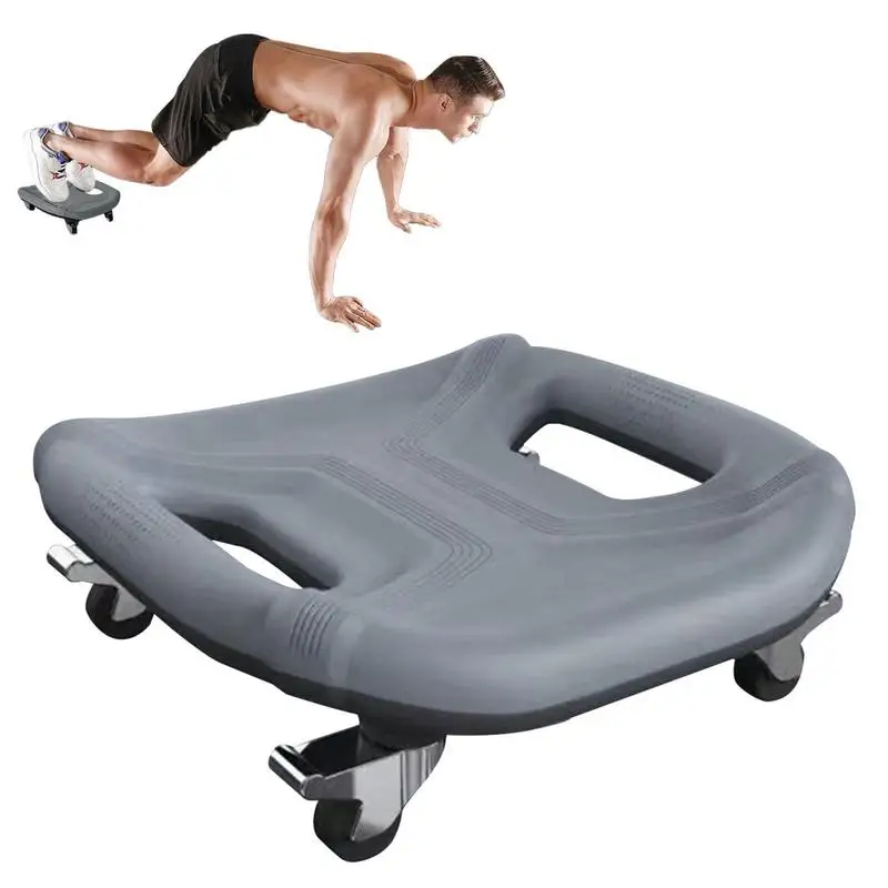 Abdominal-Muscle-Universal-Plate-4-Wheel-Abdominal-Exerciser-Multi ...